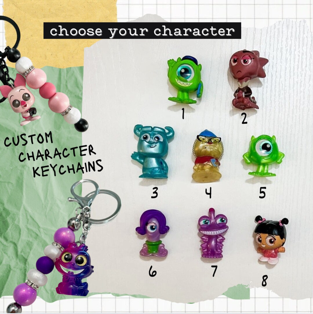Custom Monsters Inc Doorable Keychain You Choose - Etsy