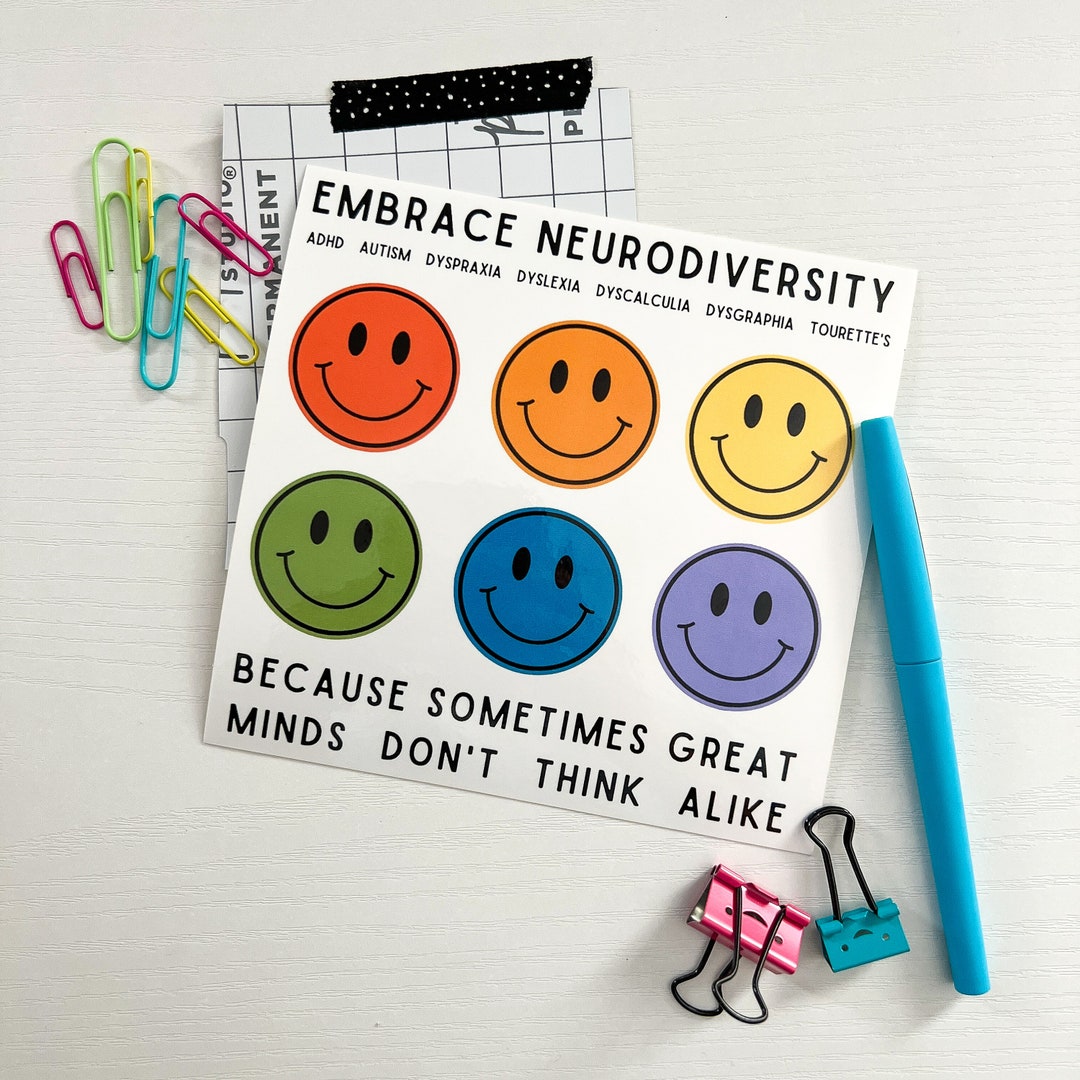 Embrace Neurodiversity Bumper Sticker - Etsy