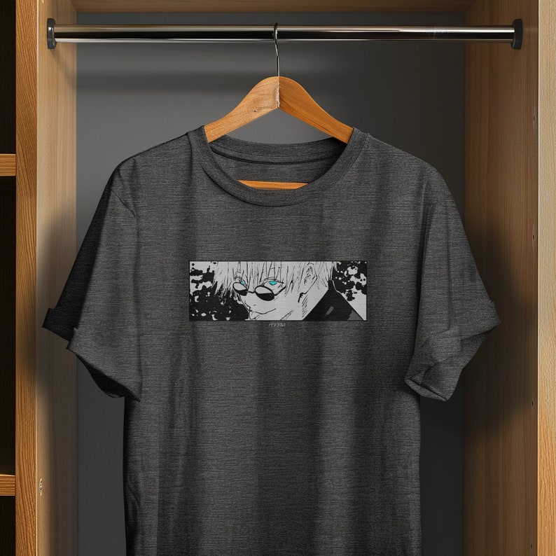 Gojo Tshirt Anime Kanji Inspired Japanese Streetwear Anime Gift JJK ...