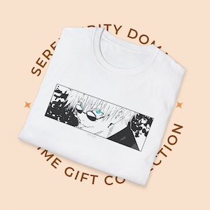 Gojo Tshirt Anime Kanji Inspired Japanese Streetwear Anime Gift JJK ...