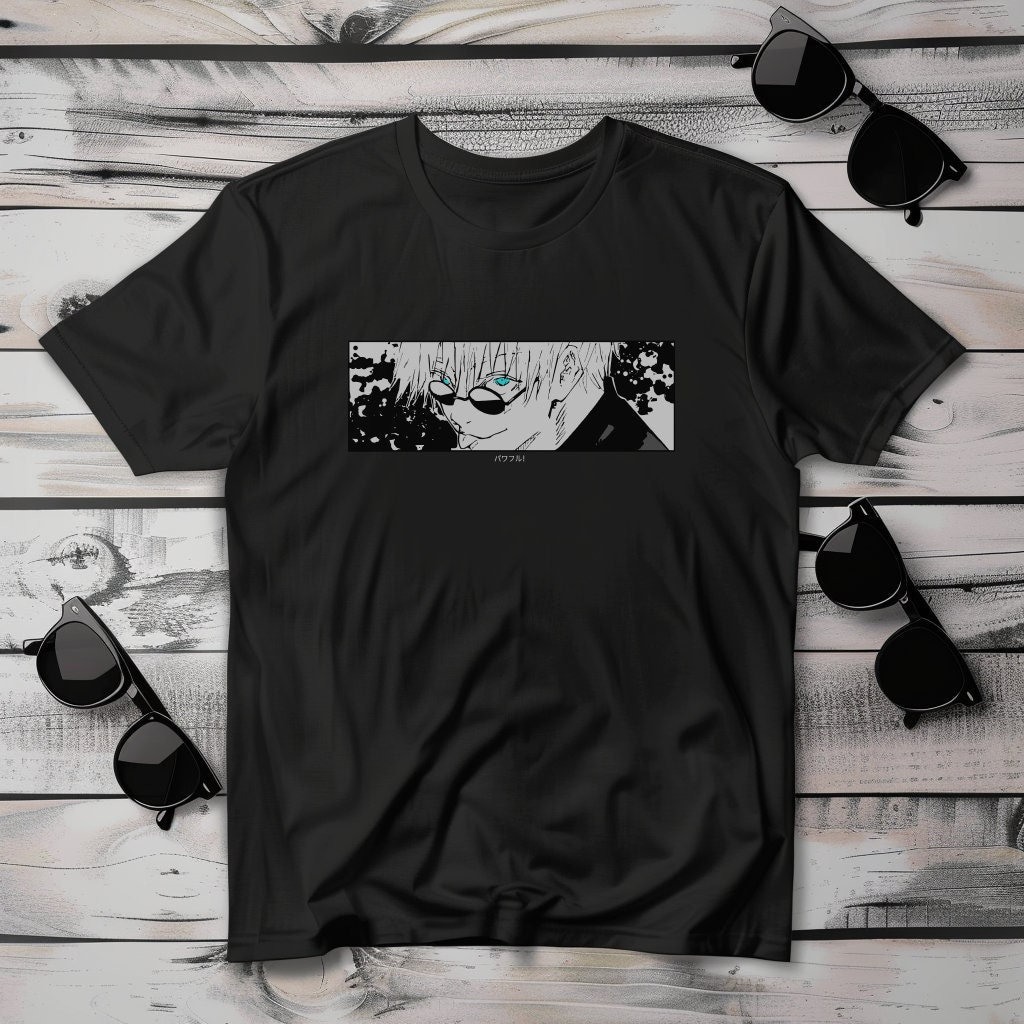 Gojo Tshirt Anime Kanji Inspired Japanese Streetwear Anime Gift JJK ...