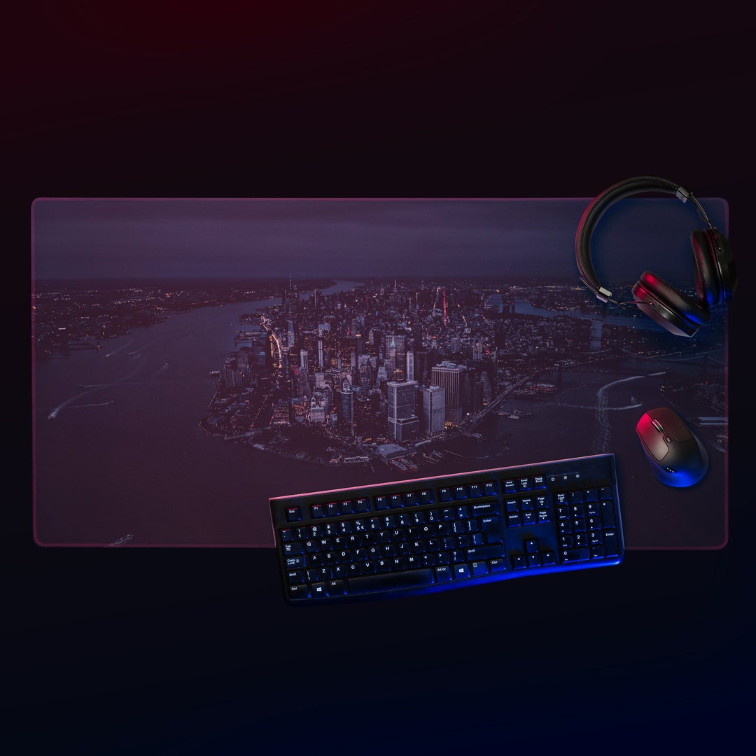 Mousepad City Cool Night Time Games for Gamers for Him Gift Mousepad ...
