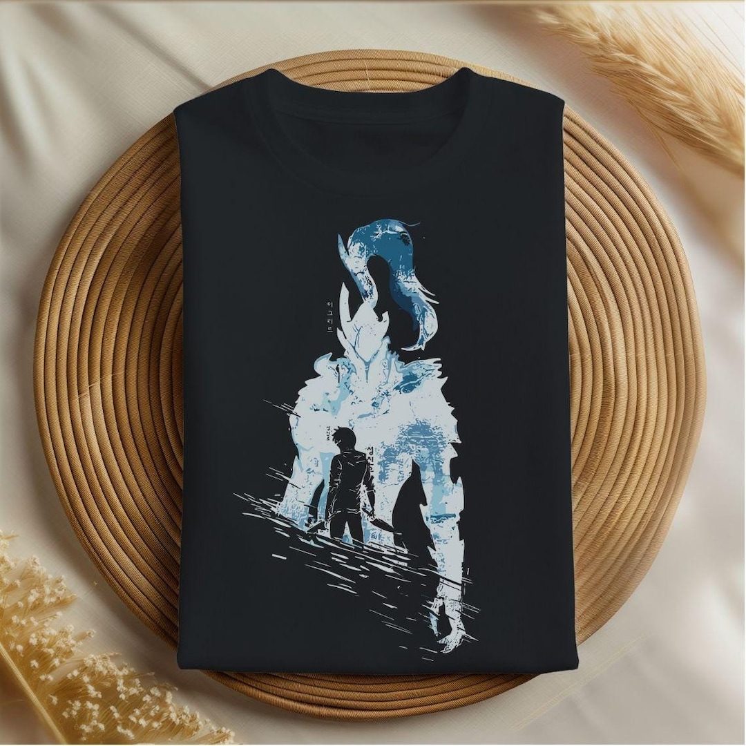Anime Solo Leveling Graphic T-shirt Vintage Anime Gift for Otaku ...