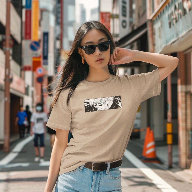 Gojo Tshirt Anime Kanji Inspired Japanese Streetwear Anime Gift JJK ...
