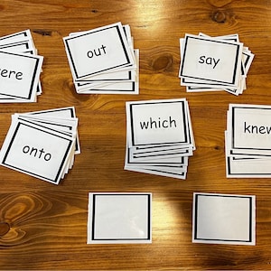 1st Grade Sight Word Flash Cards - Etsy