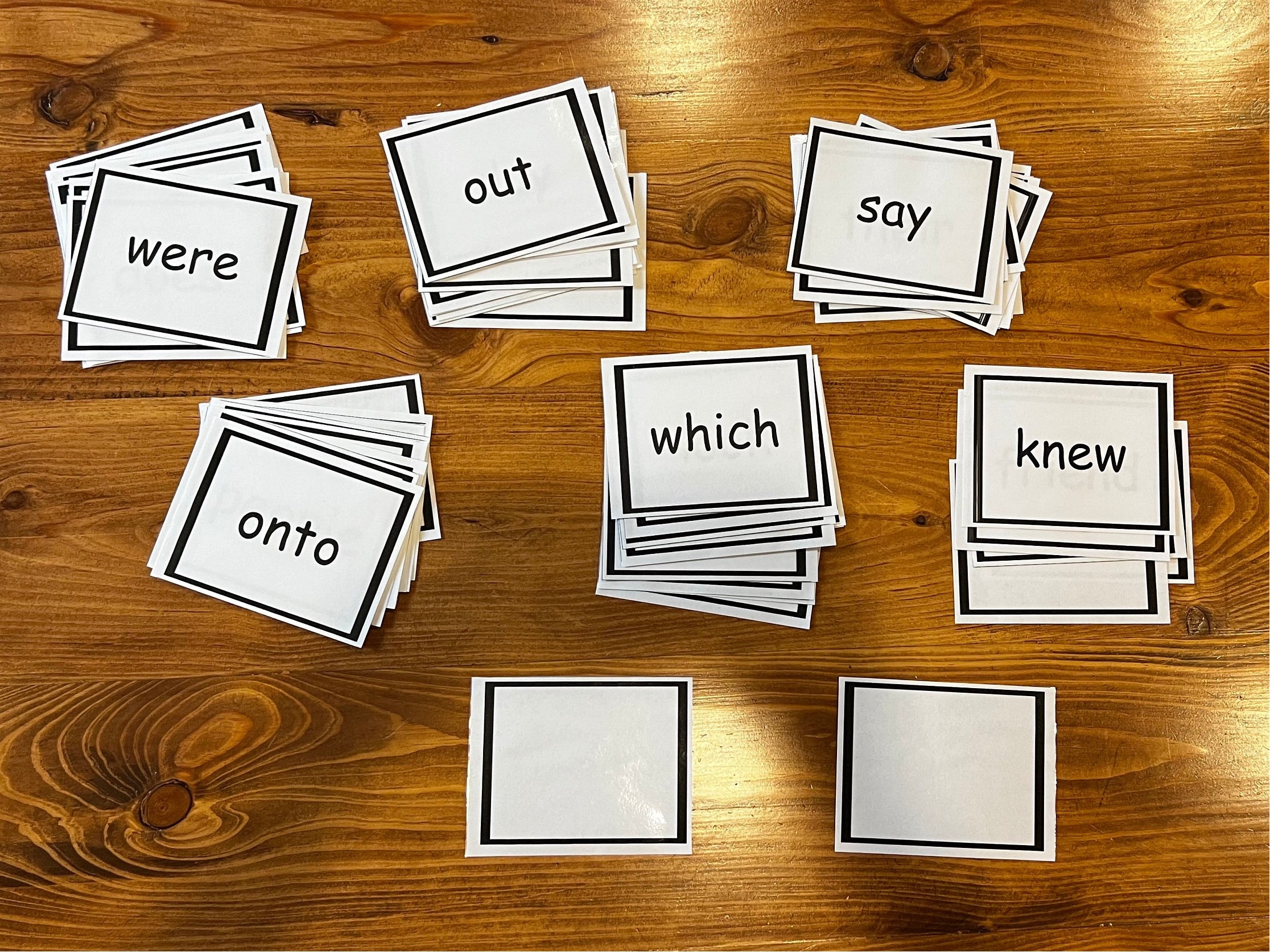 1st Grade Sight Word Flash Cards - Etsy