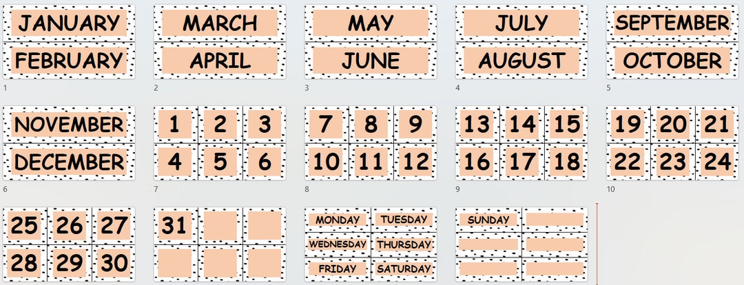 Calendar Posters - Etsy