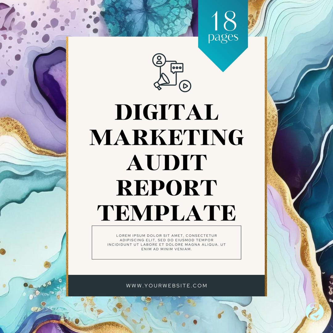 Luxury Digital Marketing Audit Report Template for Entrepreneurs ...