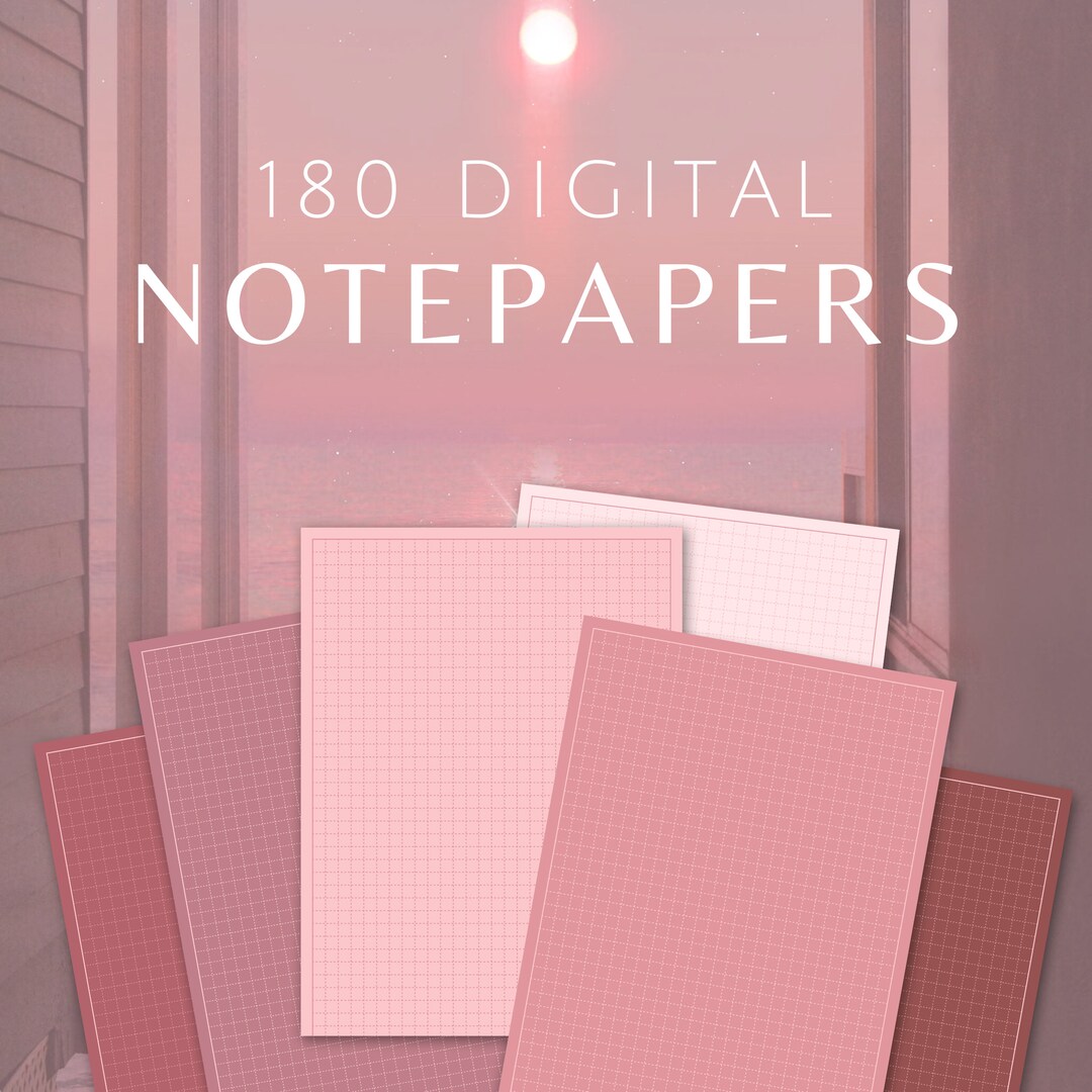 Digital Note-taking Papers Templates for Goodnotes Notability - Etsy