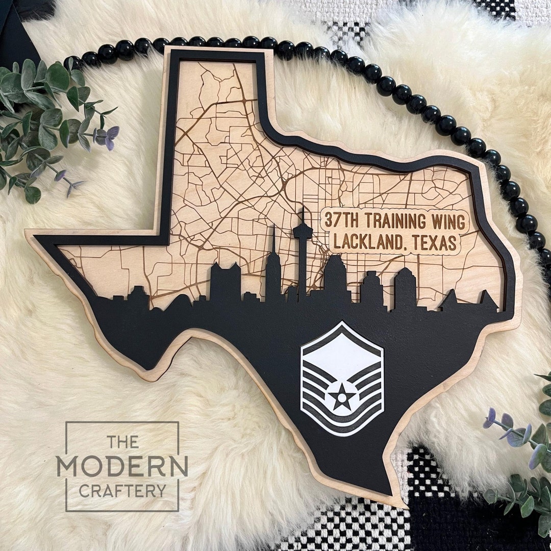 Custom Military Promotion Gift, PCS Plaque, State/country/base Going ...