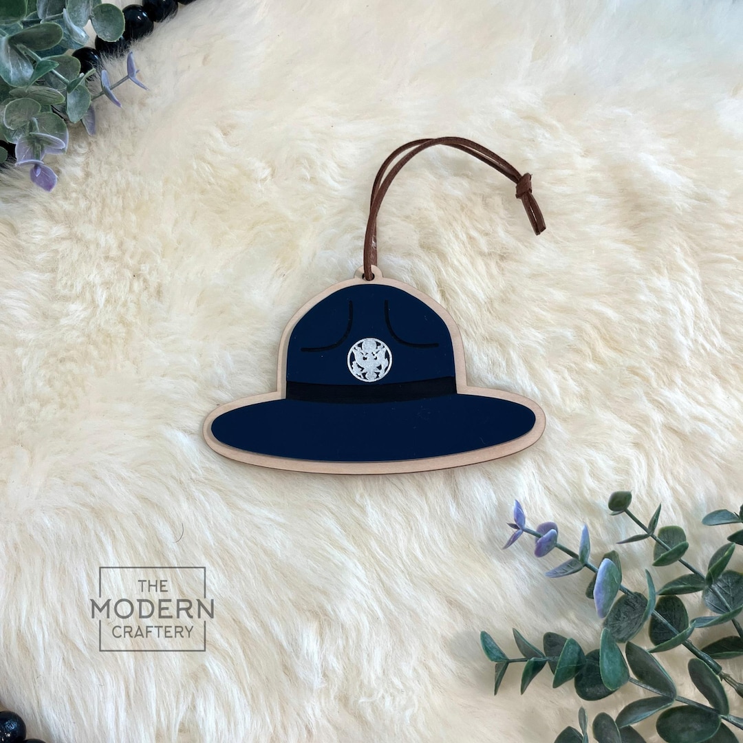 Custom Military Training Instructor Hat Ornament, MTI Hat Gift, Drill ...