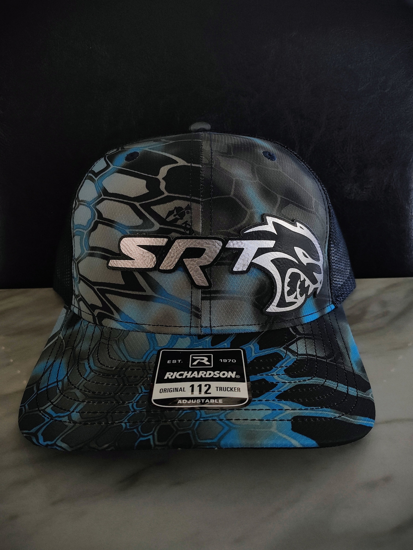 SRT Hellcat NEPTUNE Limited Edition Silver Leather Laser Engraving ...