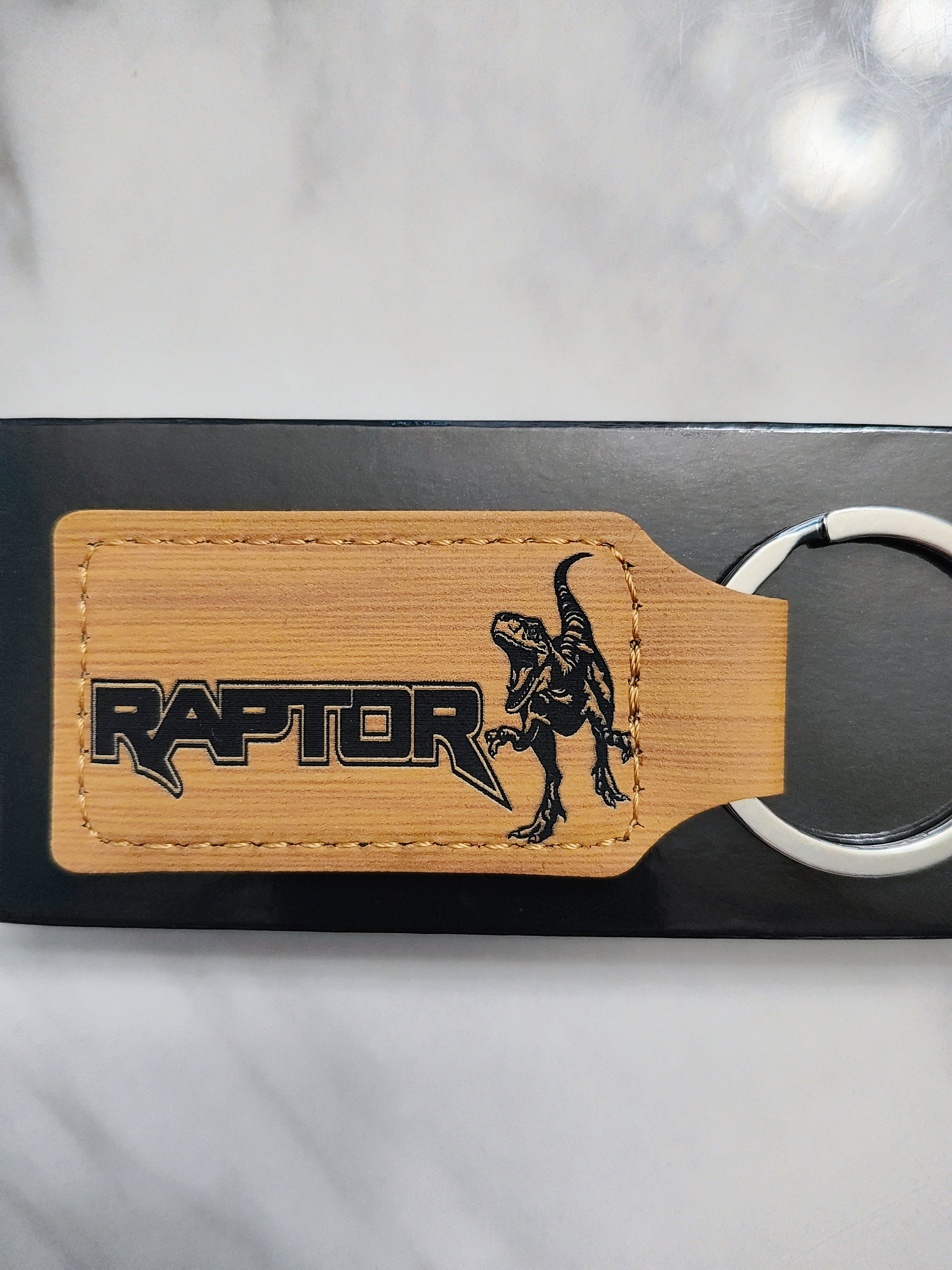 Laser Engraved Leather FORD RAPTOR Keychain ( Double Sided ) - Etsy
