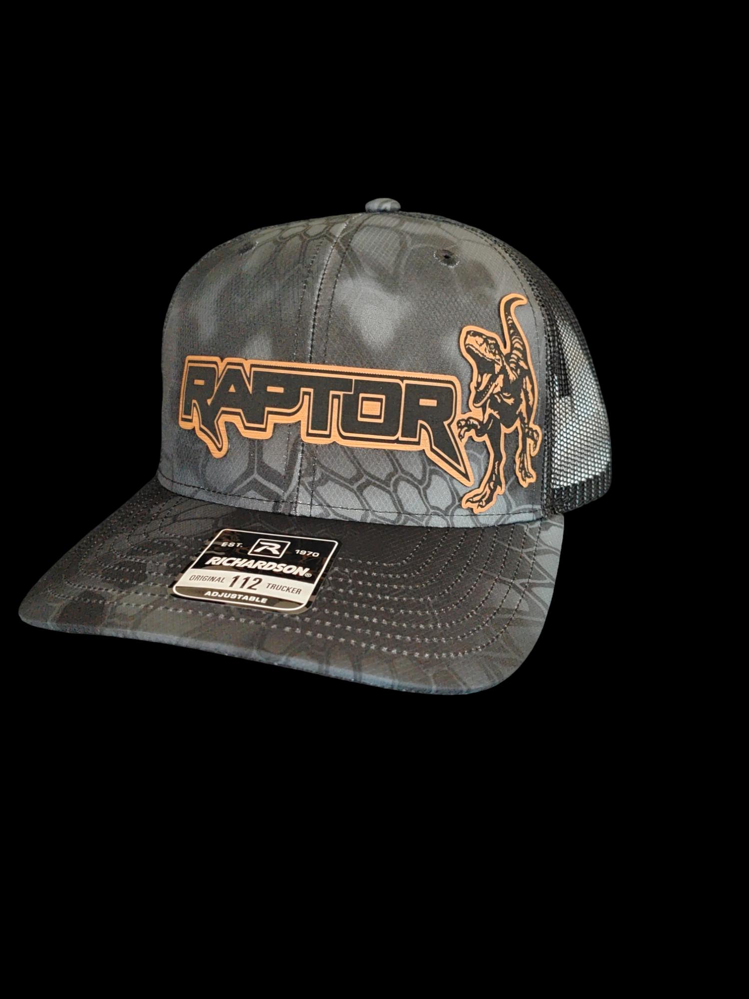 Ford RAPTOR CAMMO SKIN Limited Edition Laser Engraved Leather Patch Hat ...