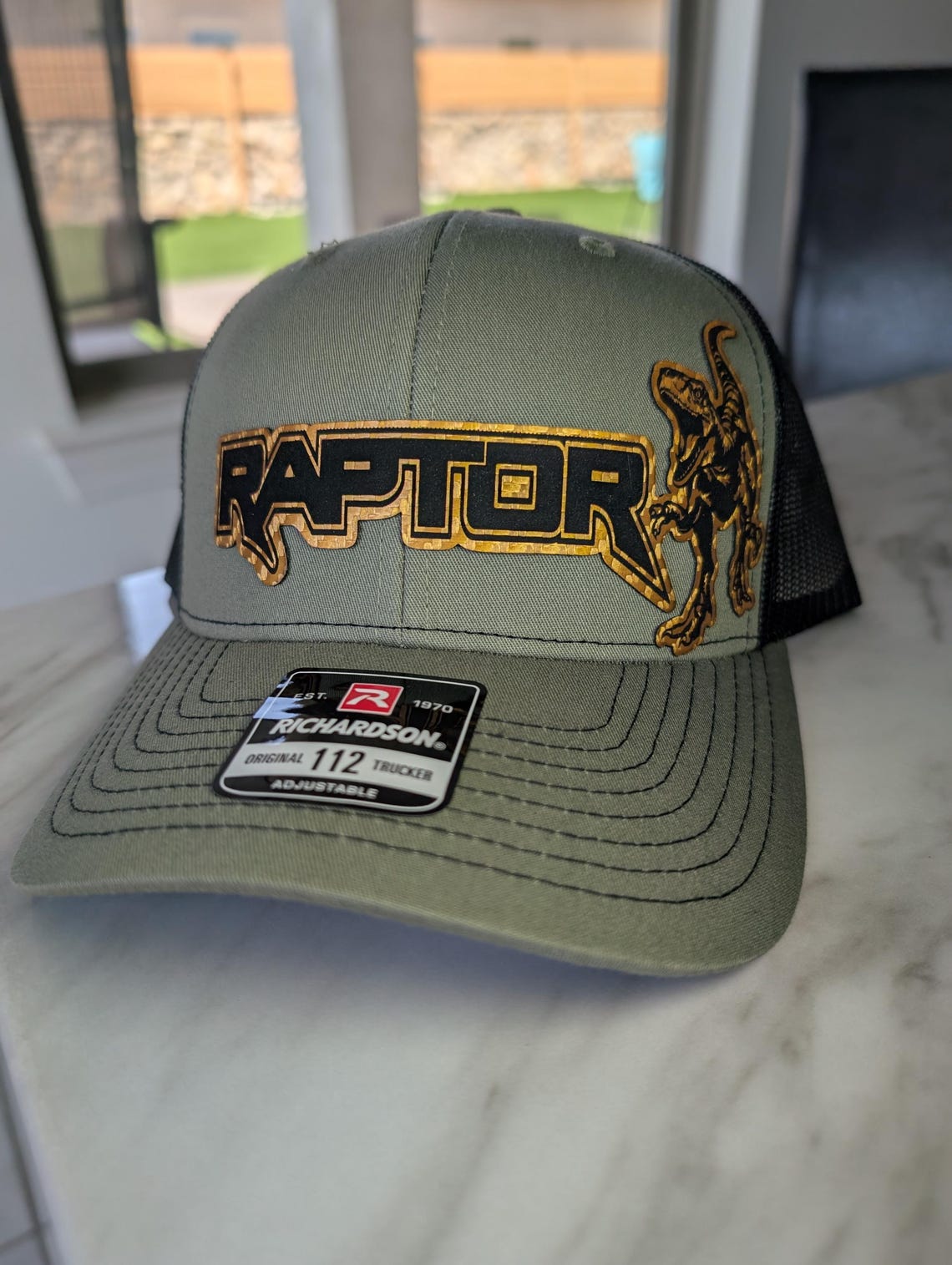 Special Edition New Metallic Carbon Fiber Leather Raptor Inspired Laser ...