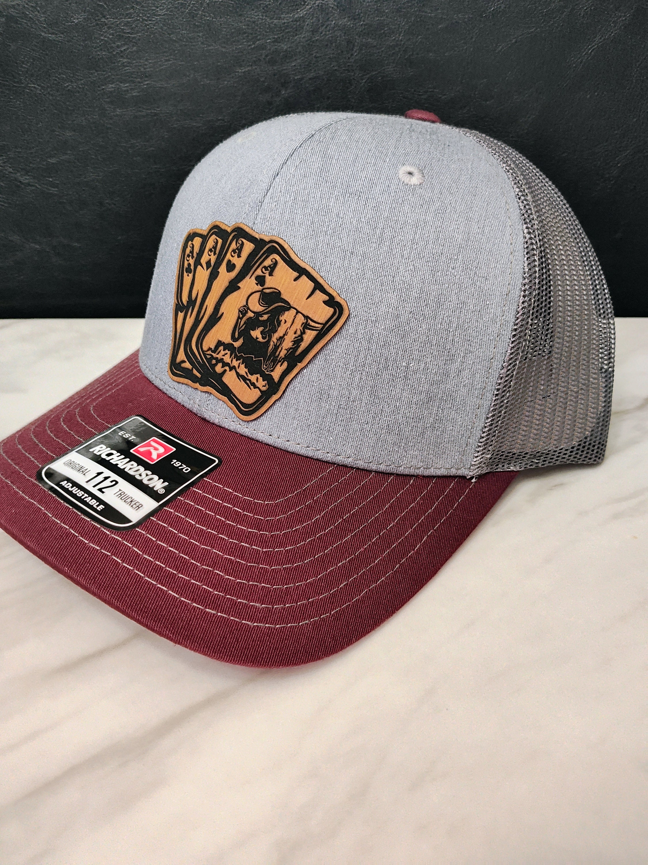 Cowgirl Trucker Hat, Snapback, Western, Cards, Poker, Horse, Farm ...