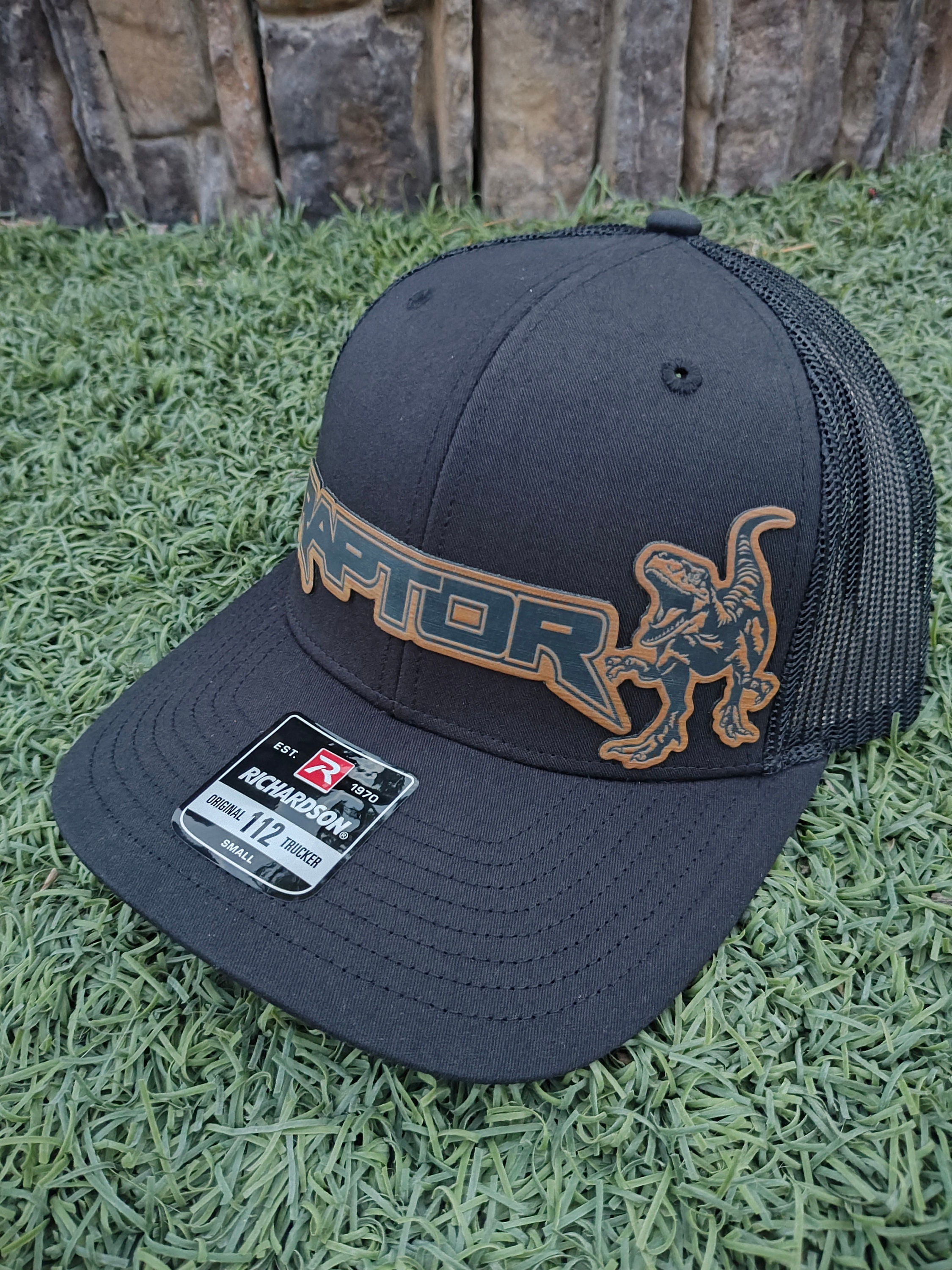 FORD Raptor Laser Engraved Leather Patch Hat Richardson 112 - Etsy
