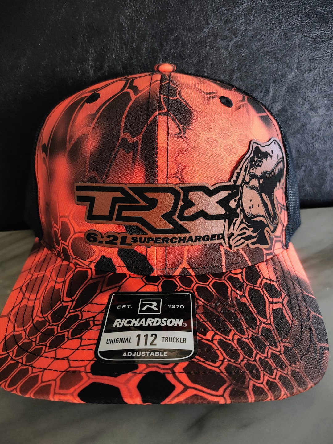 New "inferno Skin Design" RAM TRX 6.2L Supercharged Laser Engraved Dark ...