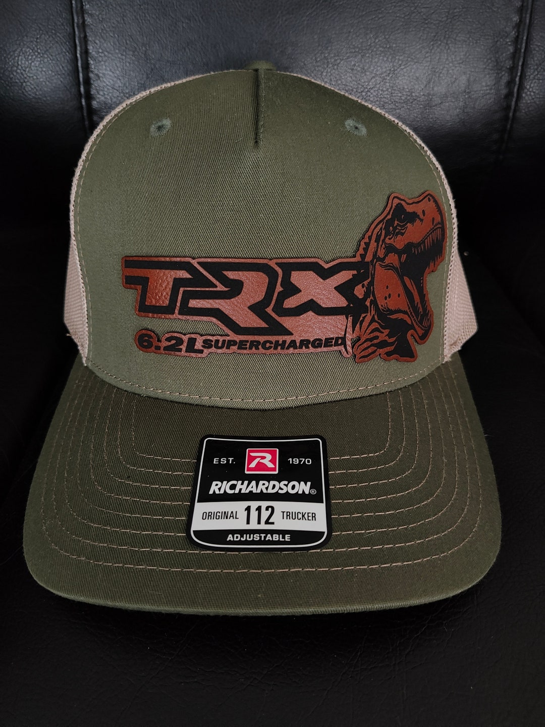 Ram TRX 6.2L Supercharged Laser Engraved Dar Brown Leather - Etsy