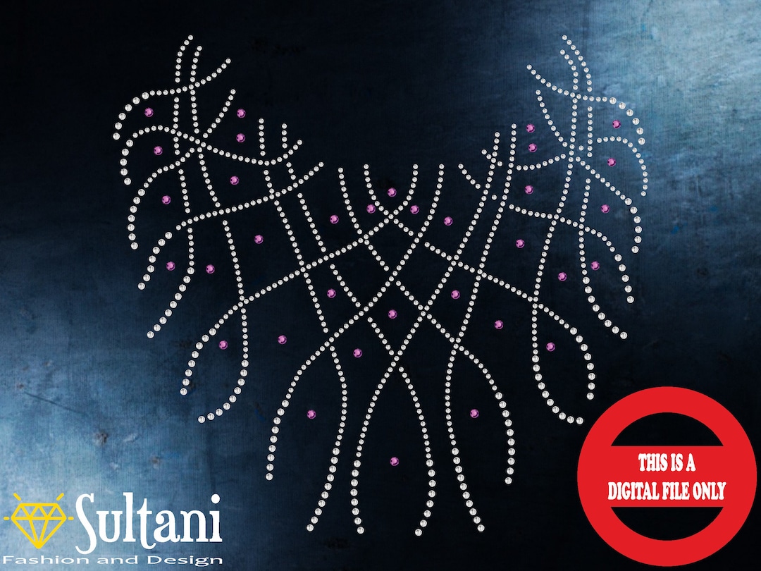 Rhinestone Template for Cutting SVG, Cut File, SS6 SS10 SS12 Rhinestone ...