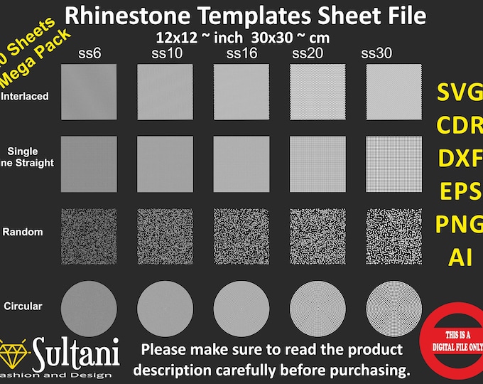 Small Bows Ribbon Download, Ss10 Rhinestone Templates, Svg, Png, Dxf - Etsy