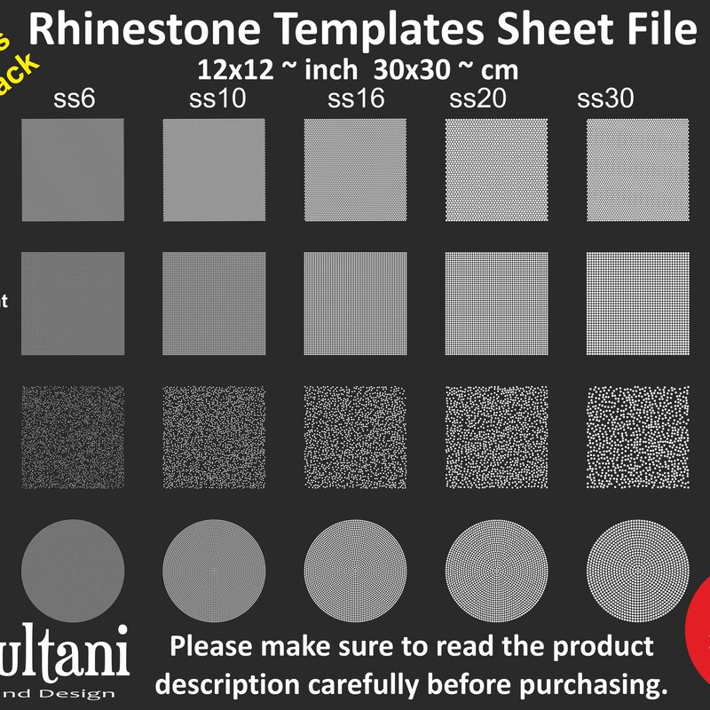Rhinestone Sheets - Etsy
