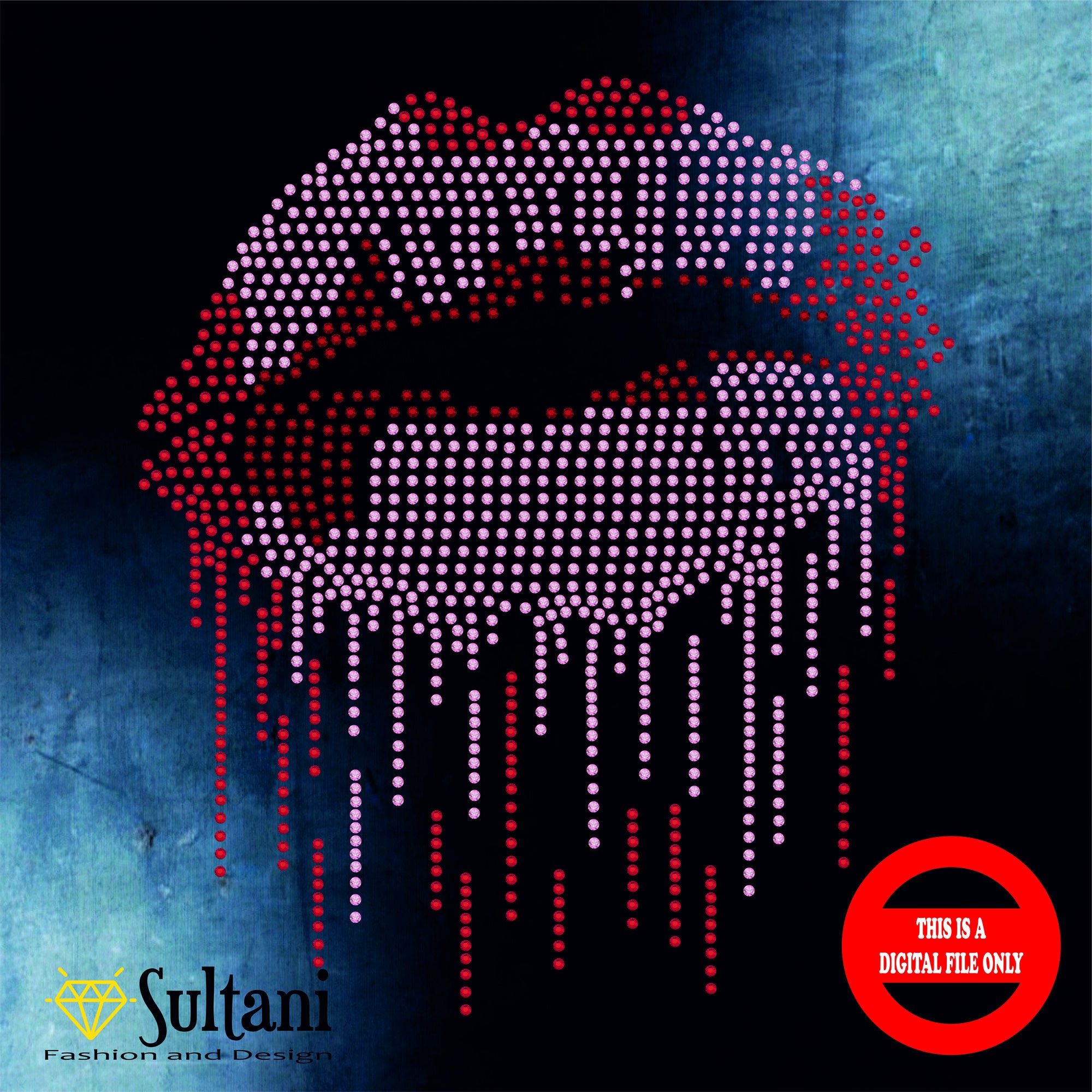 Rhinestone Template for Cutting SVG, Cut File, SS6 Rhinestone , Ai Crd ...