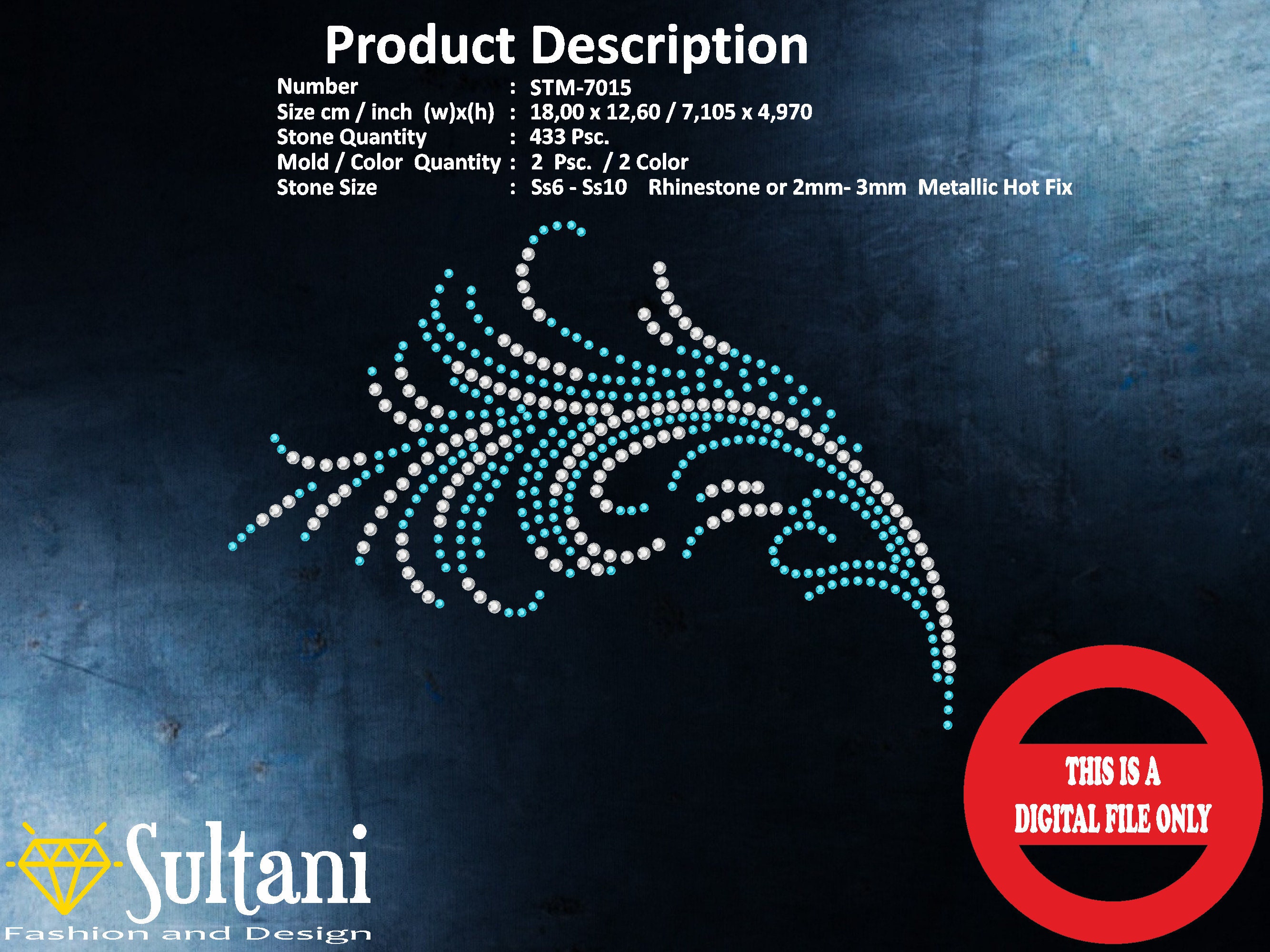 Rhinestone Template for Cutting SVG, Cut File, SS6 SS10 Rhinestone , Ai ...