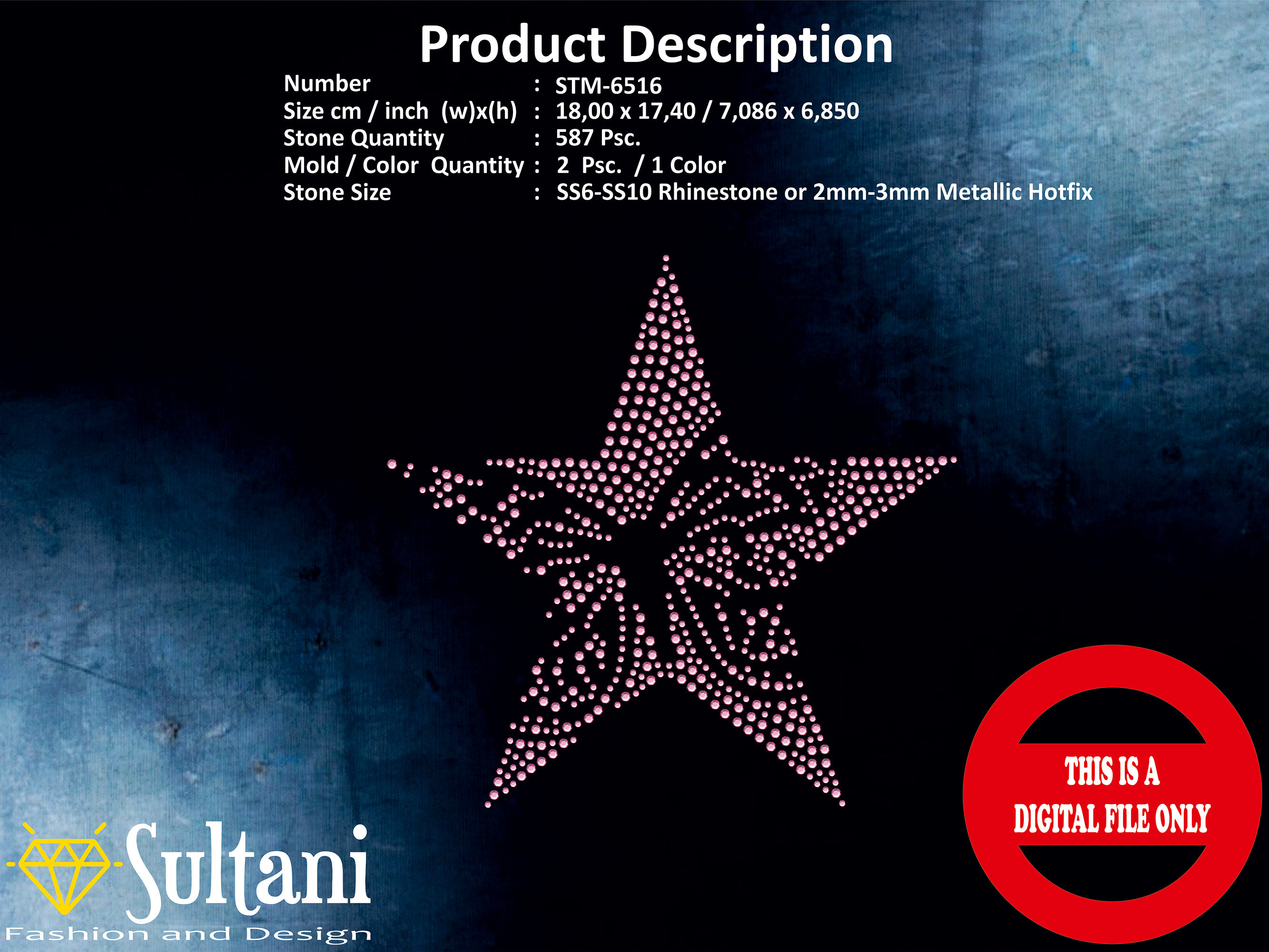 Rhinestone Template for Cutting SVG, Cut File, SS6 SS10 Rhinestone , Ai ...