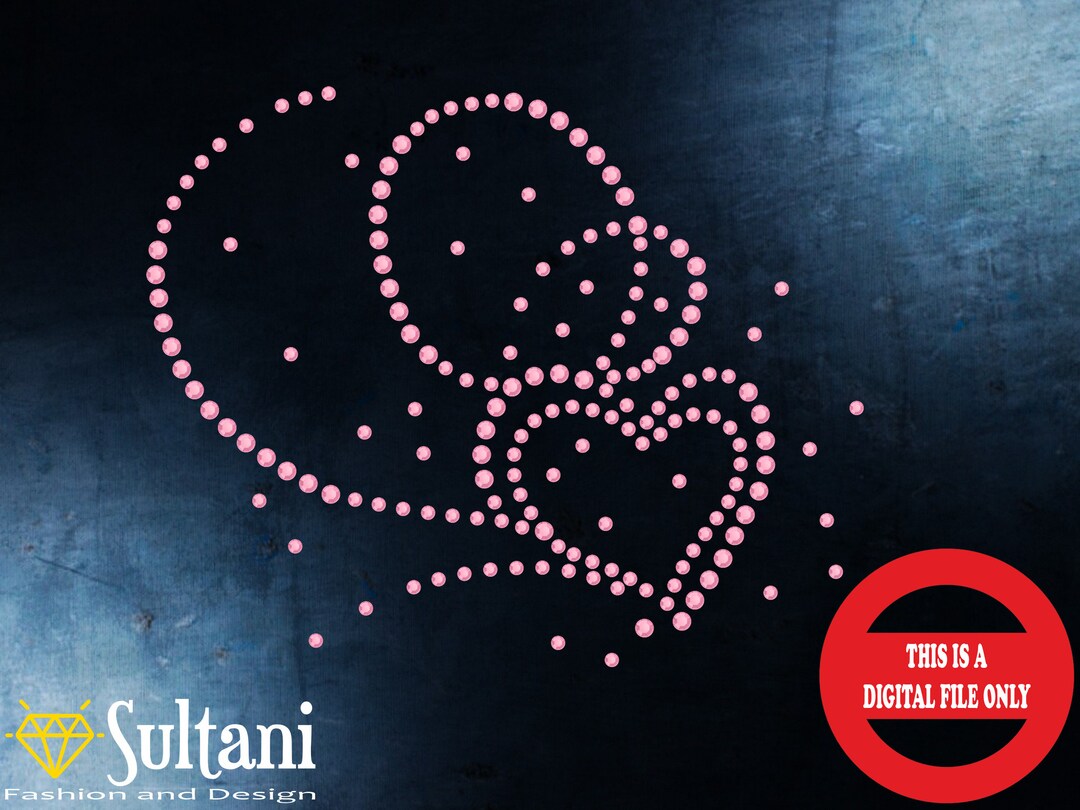 Rhinestone Template for Cutting SVG, Cut File, SS10 SS12 Rhinestone ...