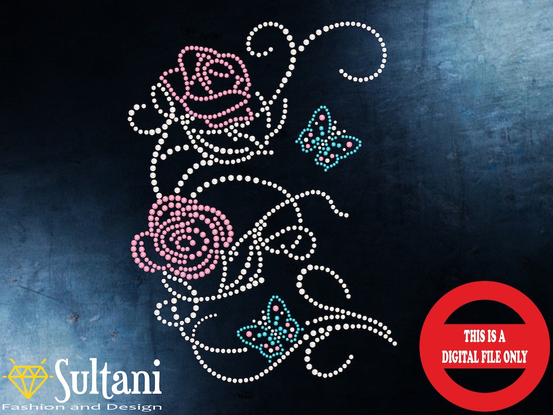 Rhinestone Template for Cutting SVG, Cut File, SS6 SS10 SS12 Rhinestone ...