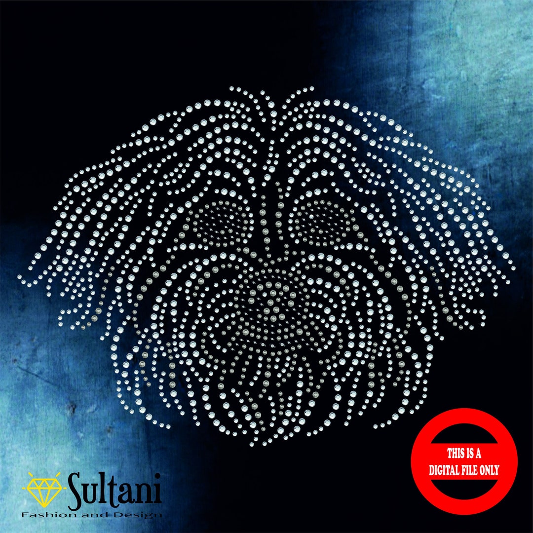 Rhinestone Template for Cutting SVG, Cut File, SS6 SS10 Rhinestone , Ai ...