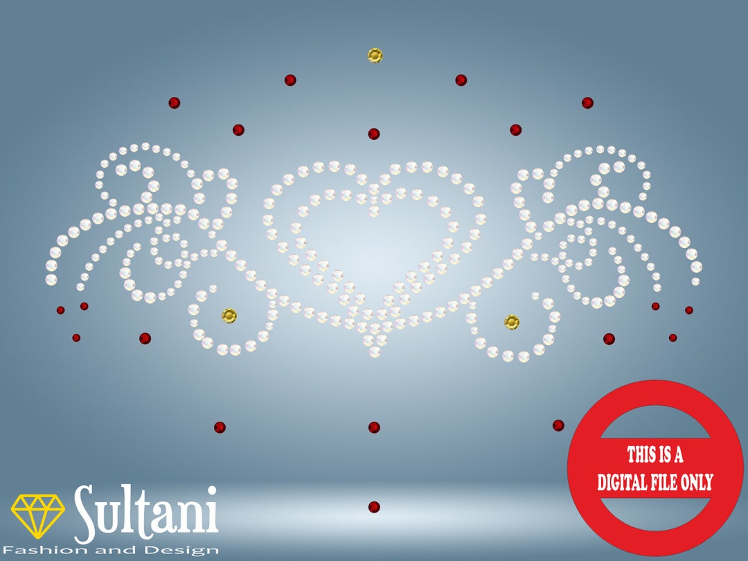 Rhinestone Template for Cutting SVG, Cut File, Ss6 Ss10 Ss12 Rhinestone ...