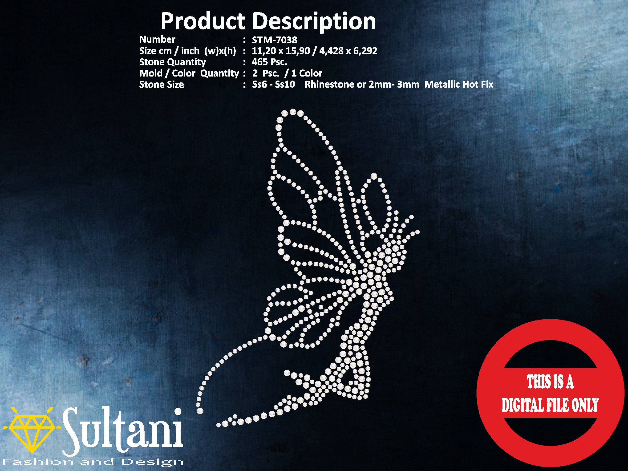 Rhinestone Template for Cutting SVG, Cut File, SS6 SS10 Rhinestone , Ai ...