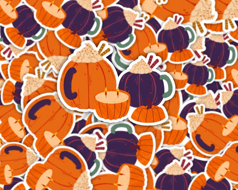 Fall Printable Stickers. 5 Printable Png Stickers Download. Autumn ...
