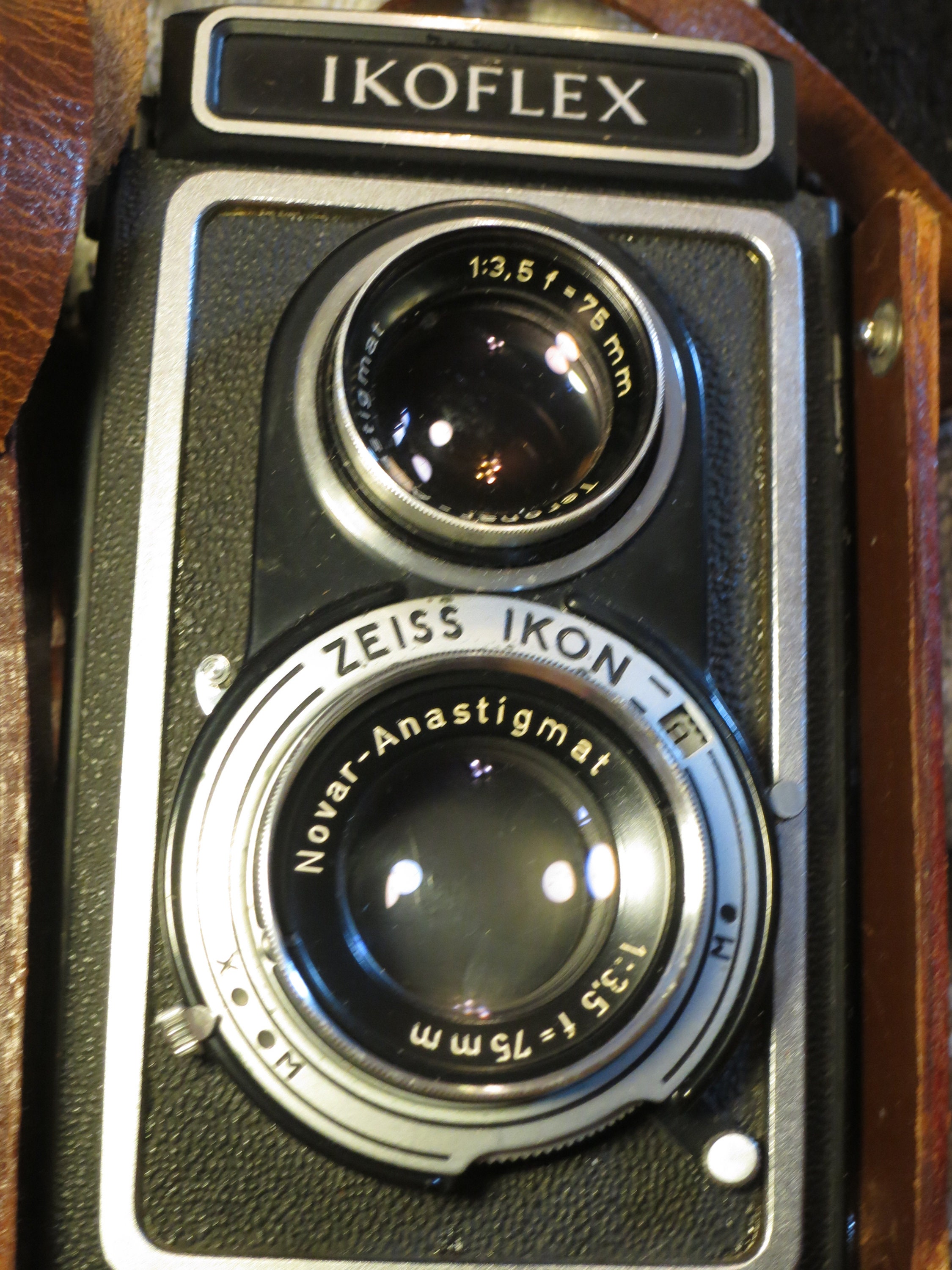 Zeiss Ikon Ikoflex Vintage Camera-made in Germany W Leather Case - Etsy