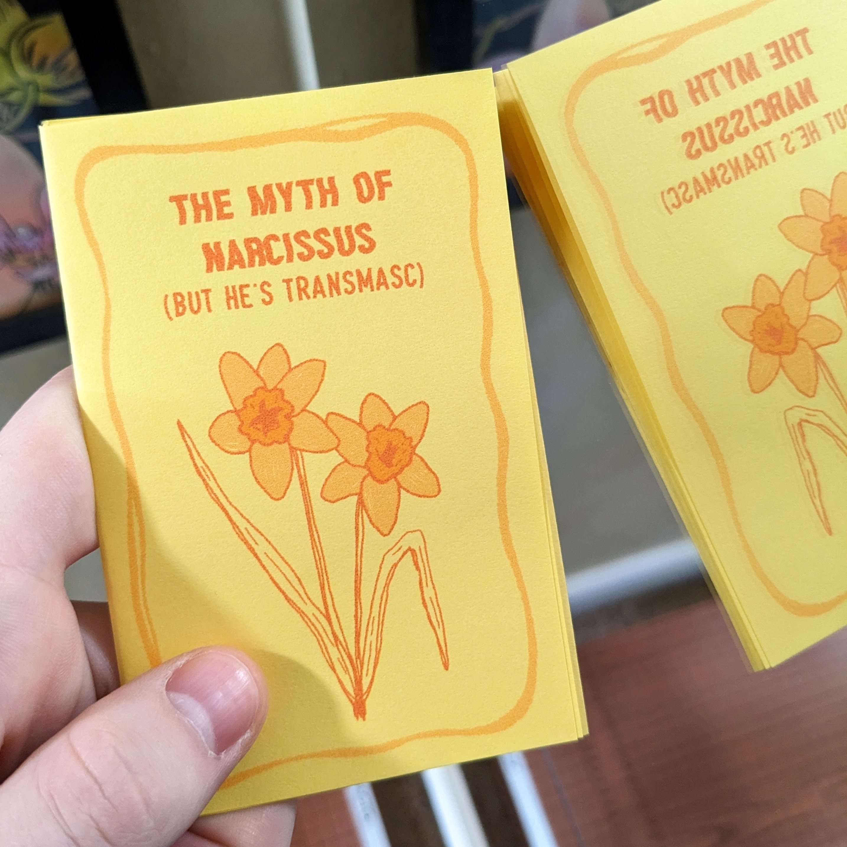 The Myth of Narcissus (but He's Transmasc) — Mini Zine - Etsy