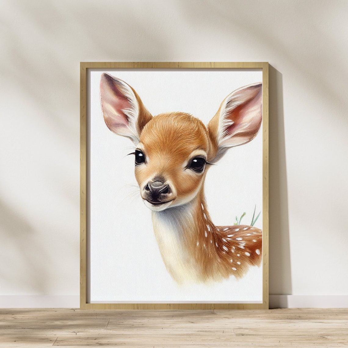 Fawn Printable Wall Art Nursery Poster.art Prints Nursery Wall Decor ...