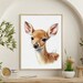 Fawn Printable Wall Art Nursery Poster.art Prints Nursery Wall Decor ...