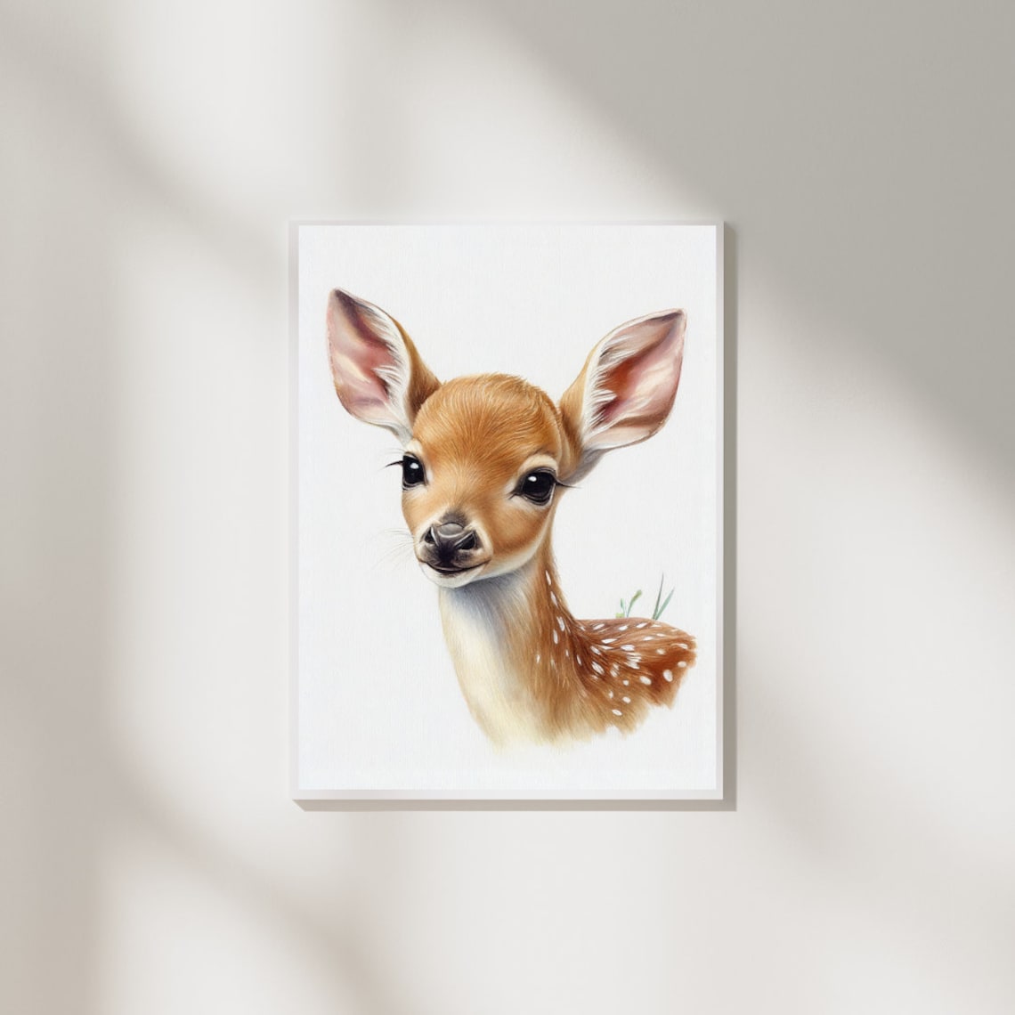 Fawn Printable Wall Art Nursery Poster.art Prints Nursery Wall Decor ...
