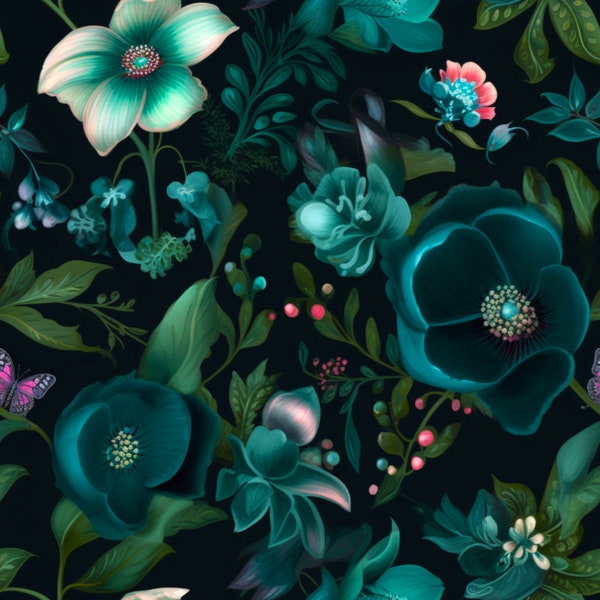 Dark Teal Decor - Etsy