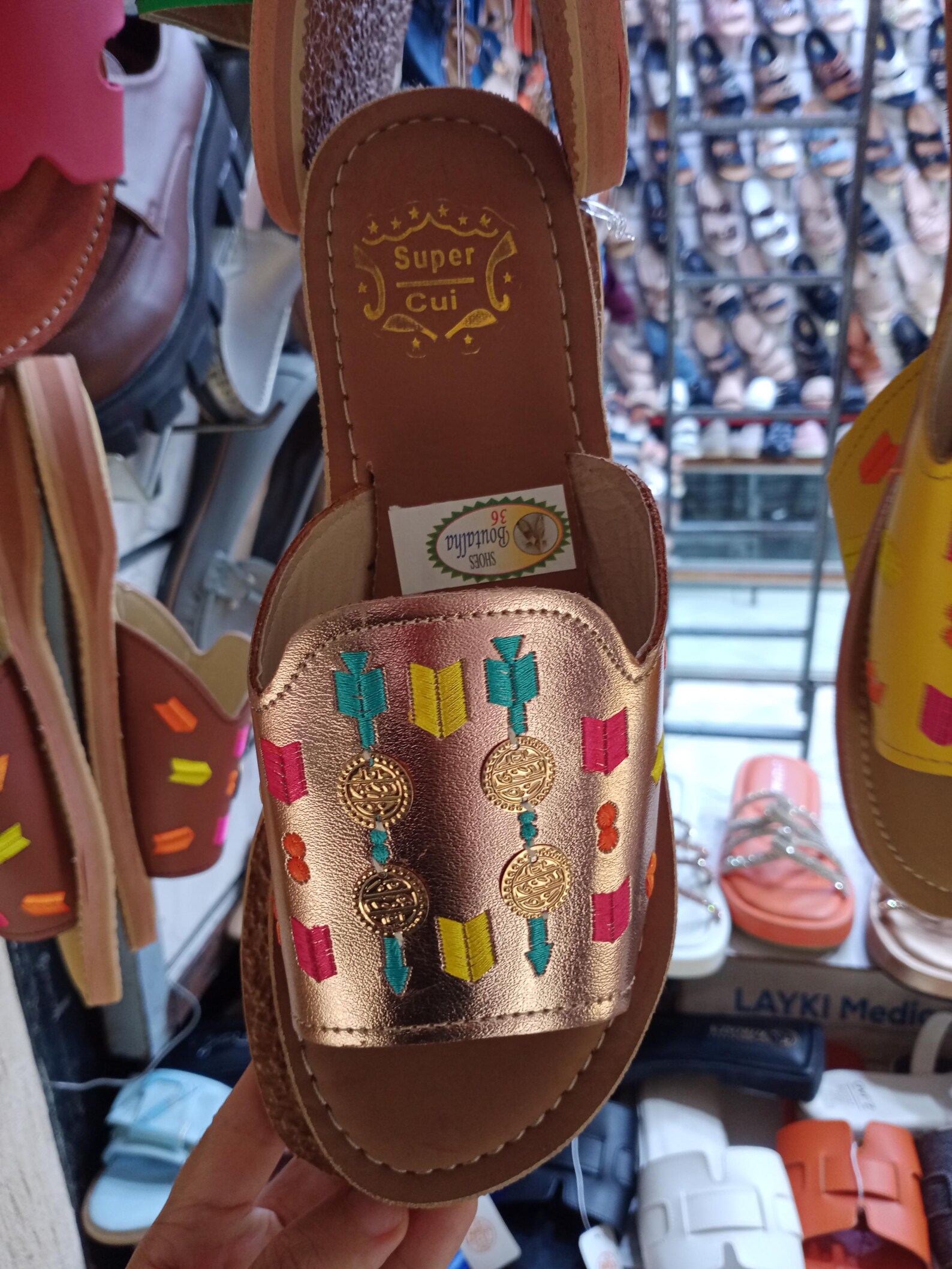 Moroccan Handmade Leather Sandals, Leather Sandals for Women ...