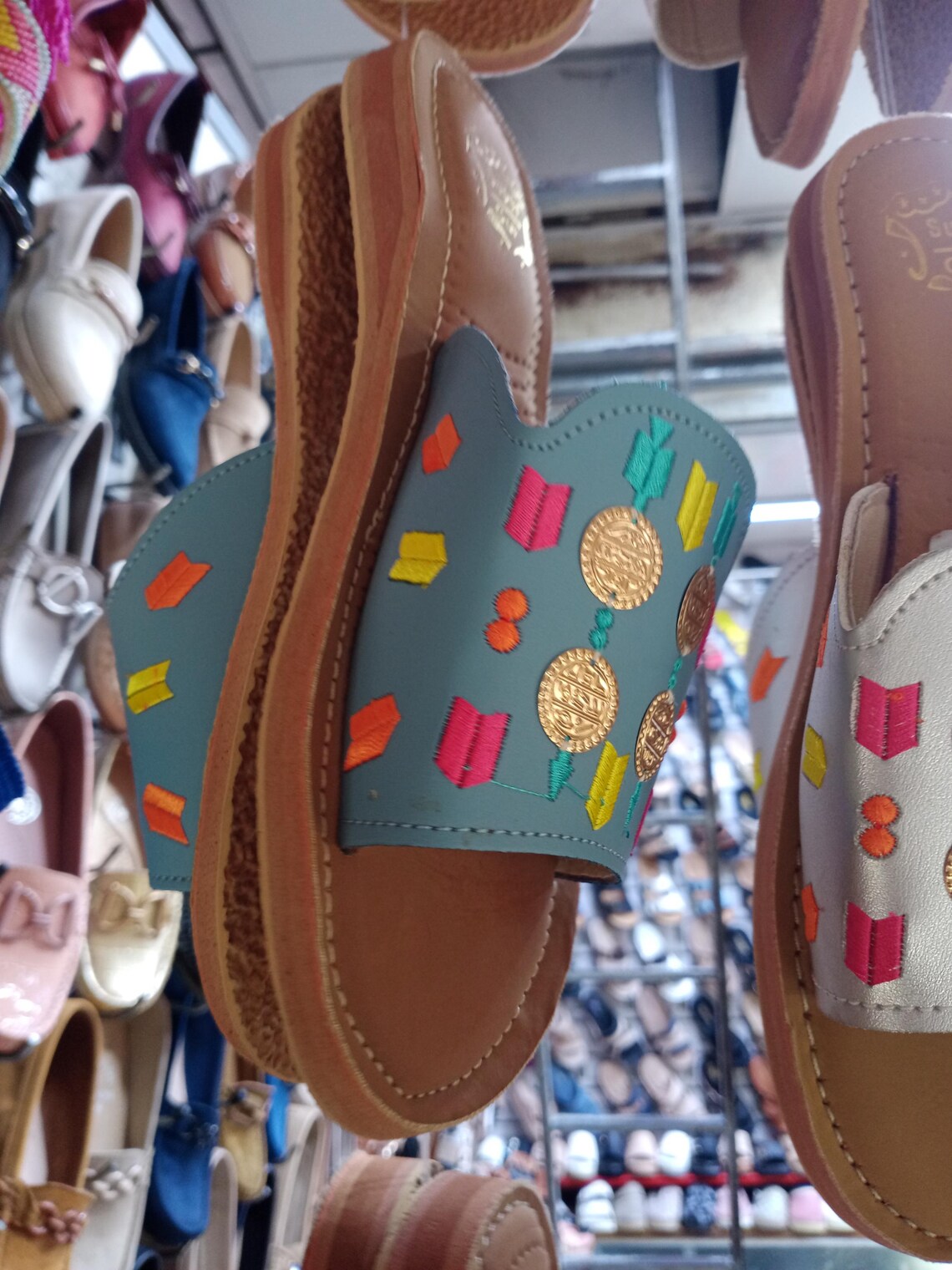 Moroccan Handmade Leather Sandals, Leather Sandals for Women ...