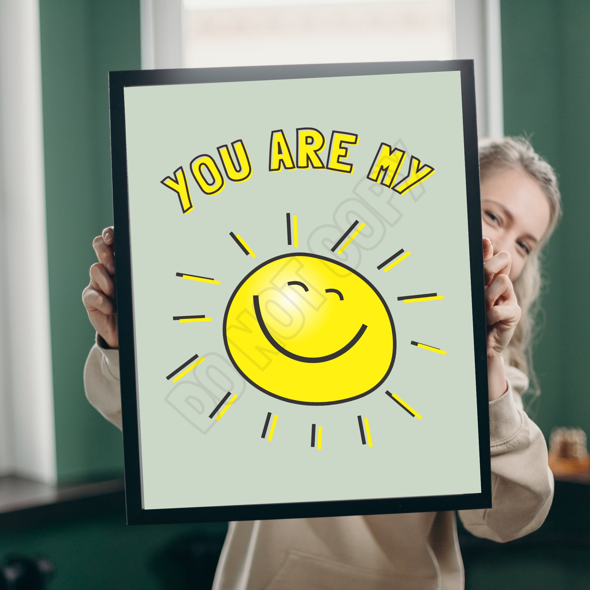 Printable Digital Download You Are My Sunshine Kids Room Nursery ...