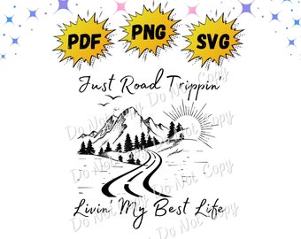Road Trippin | Png | Svg | Travel | Instant Download | Sublimation ...