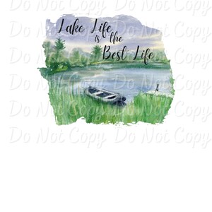 Lake Life is the Best Life | Png | Svg | Pdf | Instant Download ...