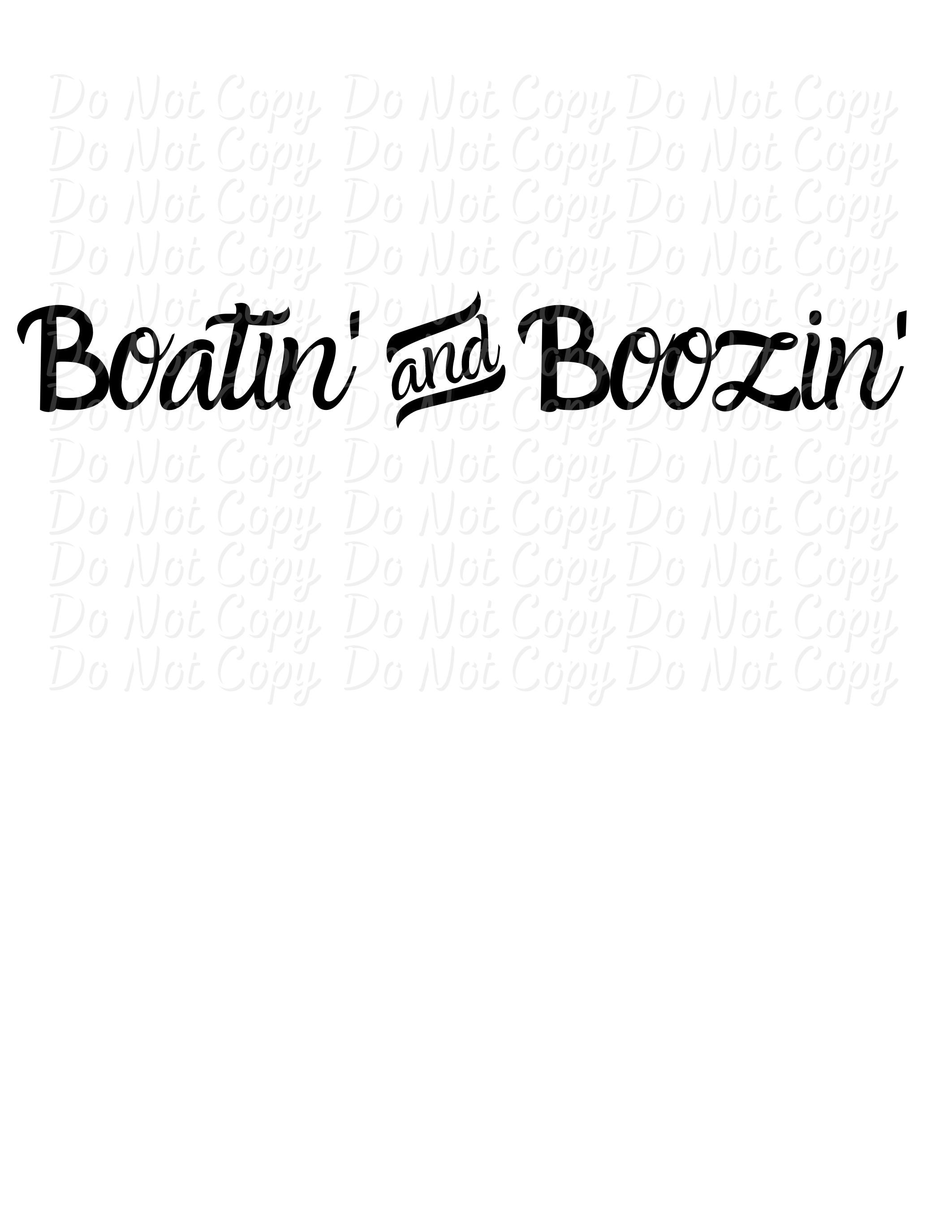 Boatin & Boozin | Summer | PNG | SVG | Instant Download - Etsy