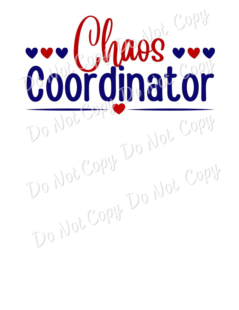 Chaos Coordinator | Funny Mom Quotes | Png | Instant Download | PNG ...