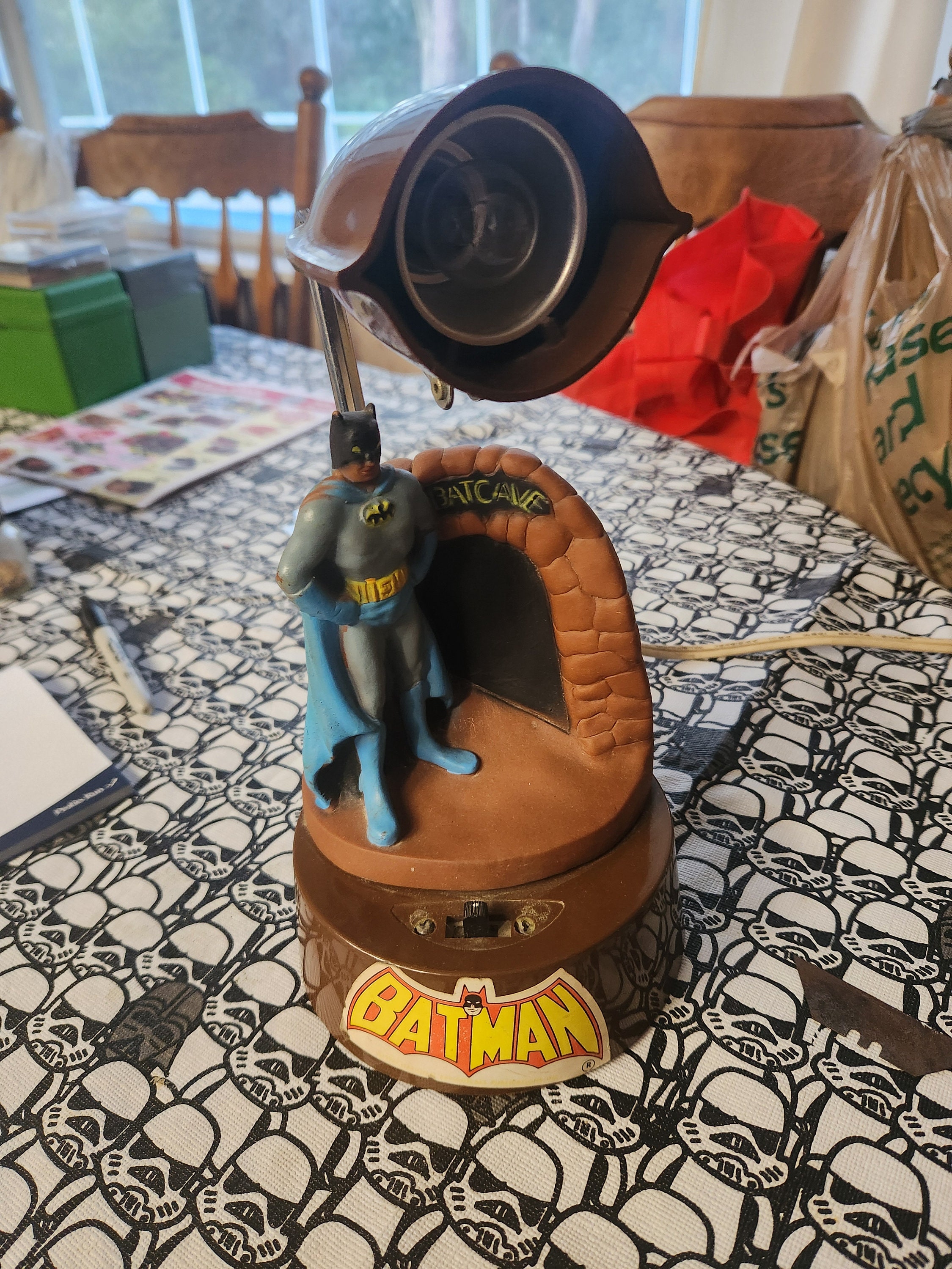 1970s DC Comics Vanity Fair Batman Batcave Desk Lamp Works Perfectly - Etsy