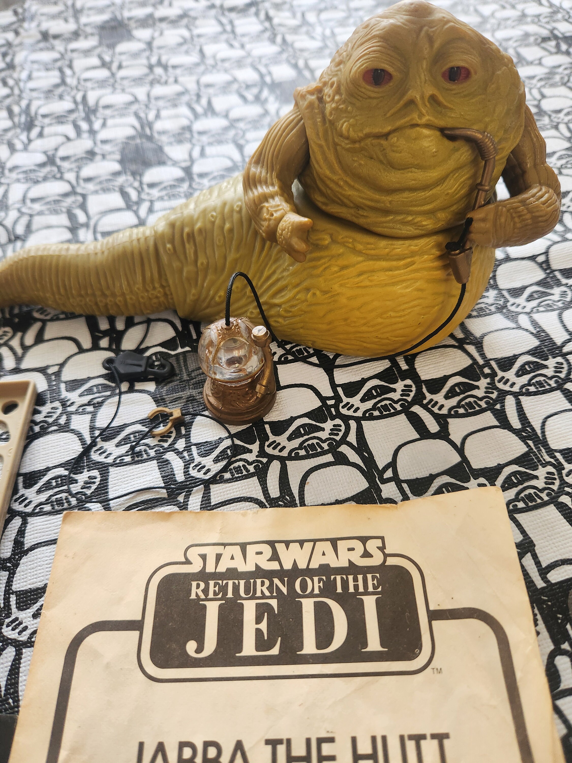 1983 Kenner Star Wars Return of the Jedi Jabba the Hut Figure & Playset ...